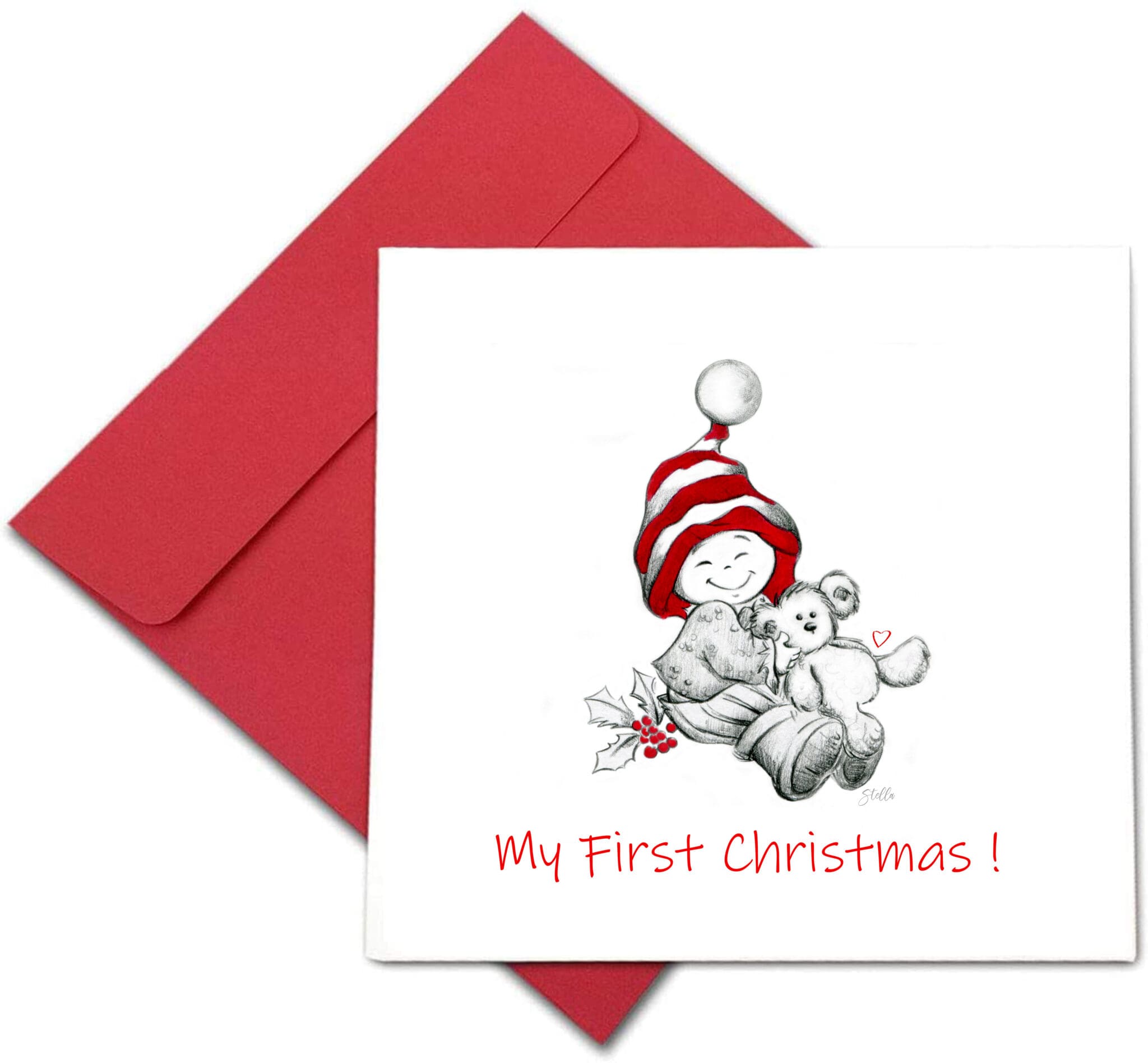 Babys First Christmas Card | Made in Ireland | Cuando