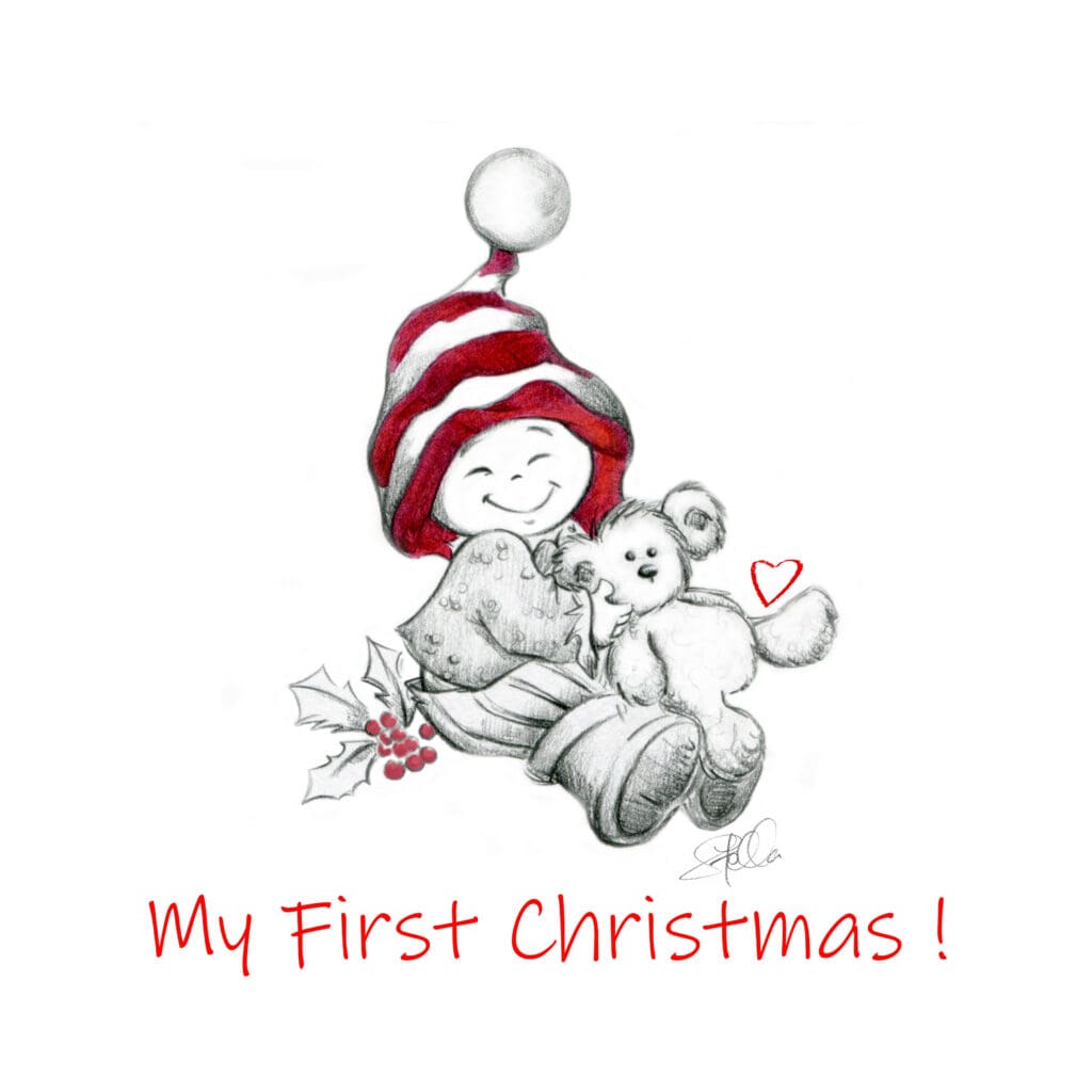 Babys First Christmas Card | Made in Ireland | Cuando