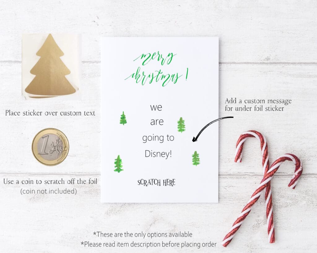 Christmas Gift Reveal Card | Scratch To Reveal Surprise | Cuando