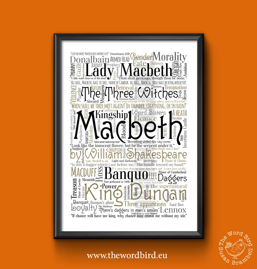 Macbeth Word Art | Made in Ireland | Cuando